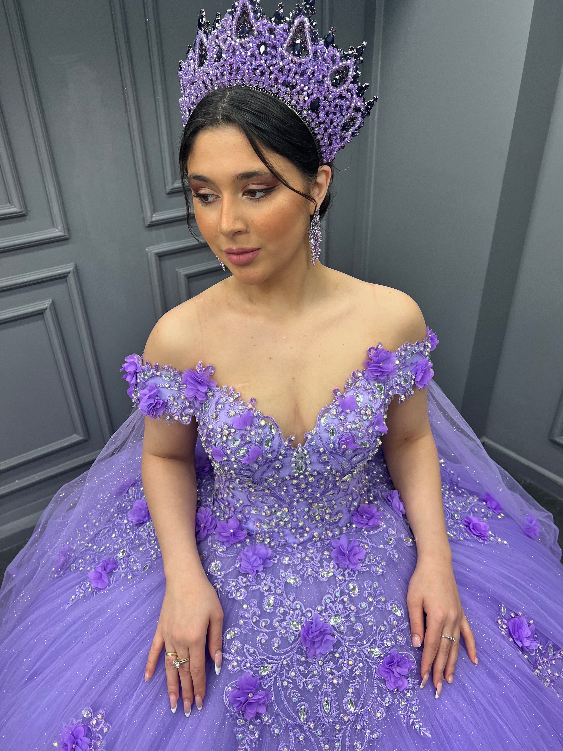 Lilac Wedding Dress, Lilac Quinceanera Dress, Lilac Bridal Gown - Etsy