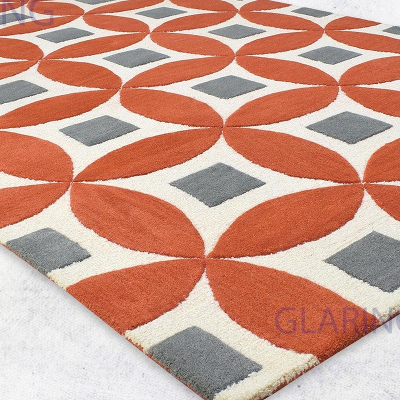 Orange Rug - Etsy