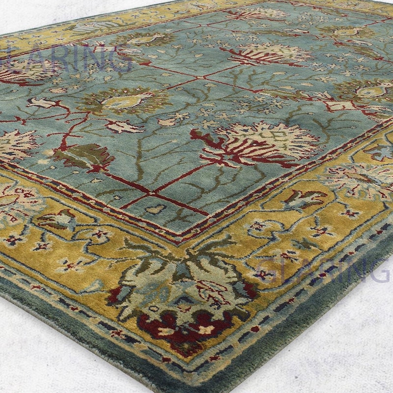 6x9 Navy Persian Wool Rug - Etsy