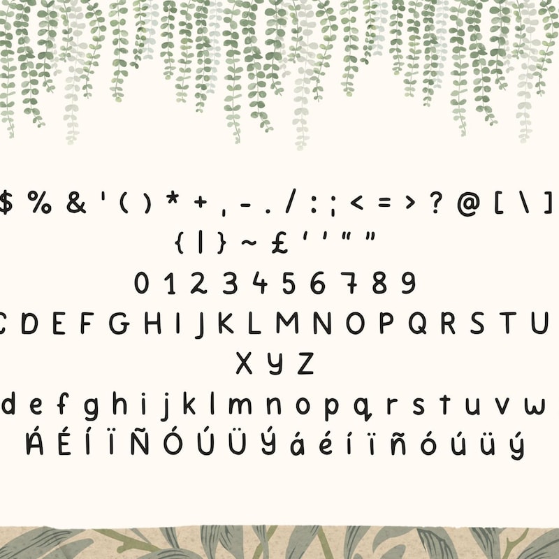 Spanish Cursive Fonts - Etsy