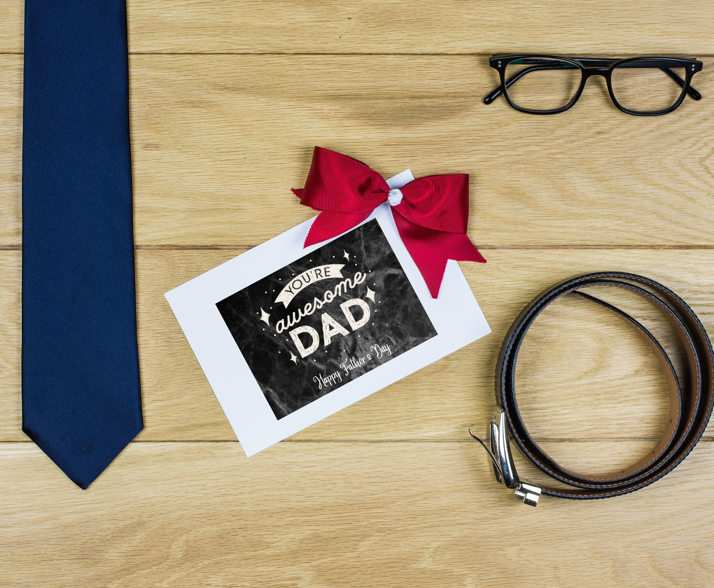 Digital Happy Father's Day Card, Printable Unique Father's Day Card ...