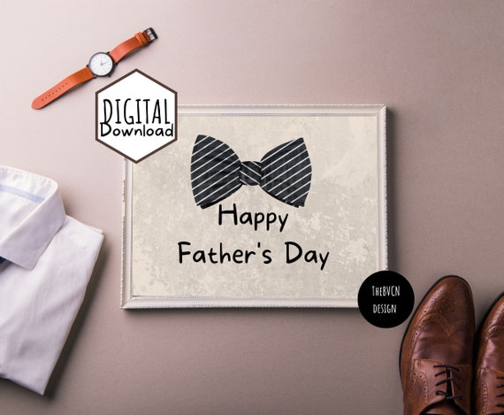 Digital Happy Father's Day Card Printable Unique | Etsy
