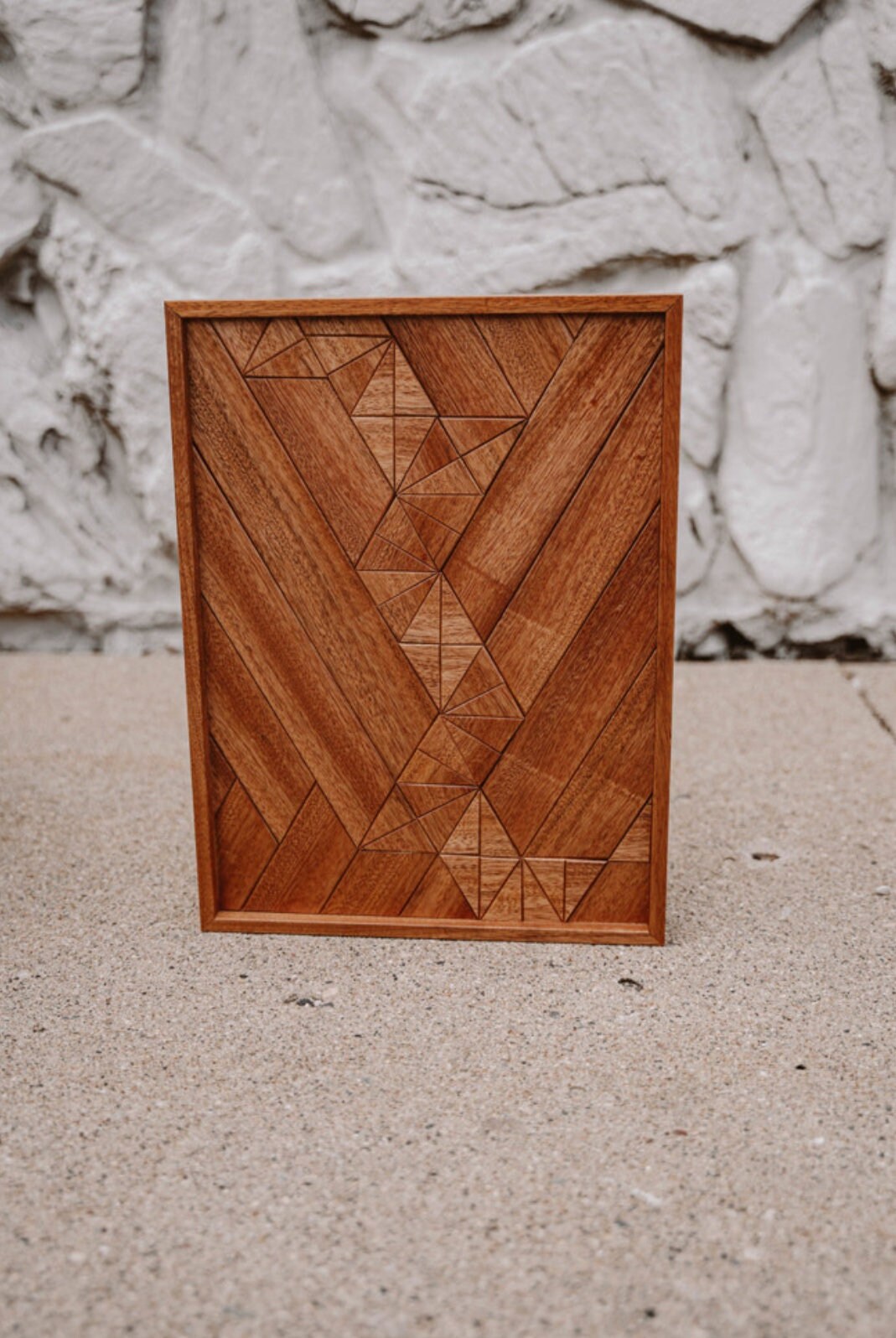 Sapele - Wood Mosaic Art - MONO Collection 2024 - Etsy