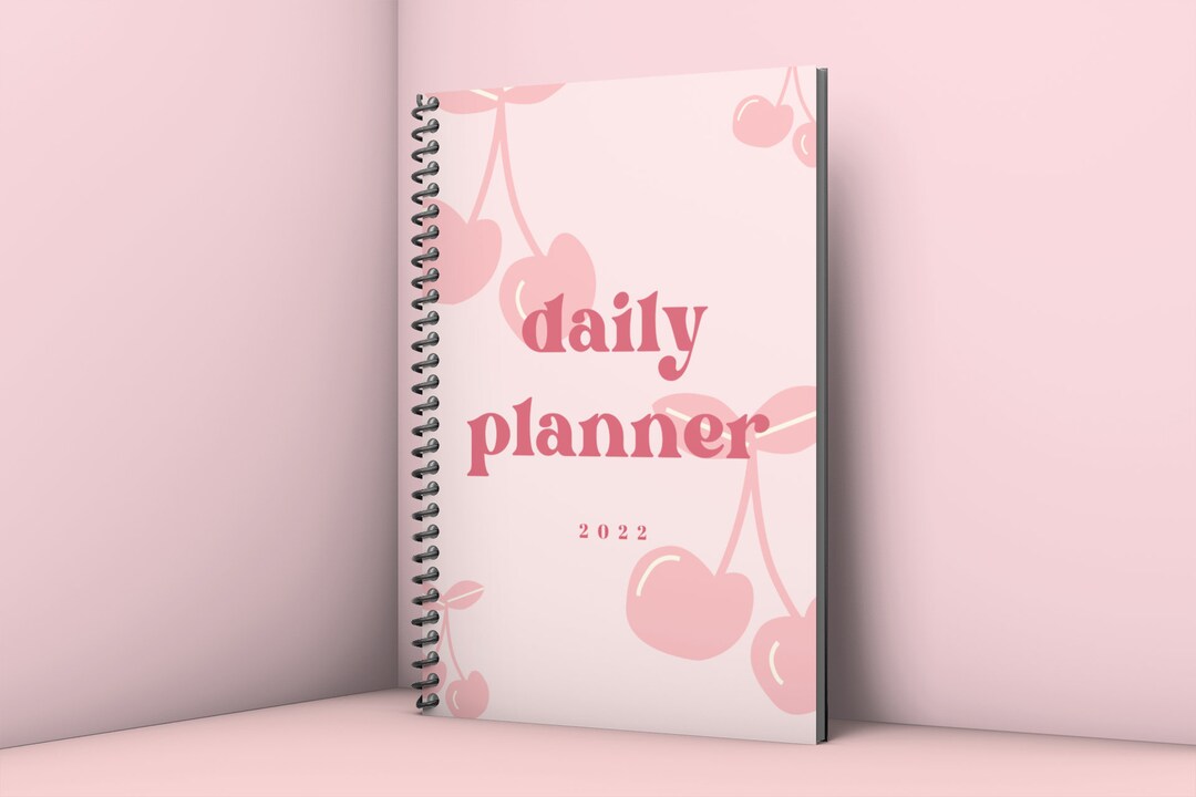 Pink Cherry Daily Planner Instant Download Printable Daily - Etsy
