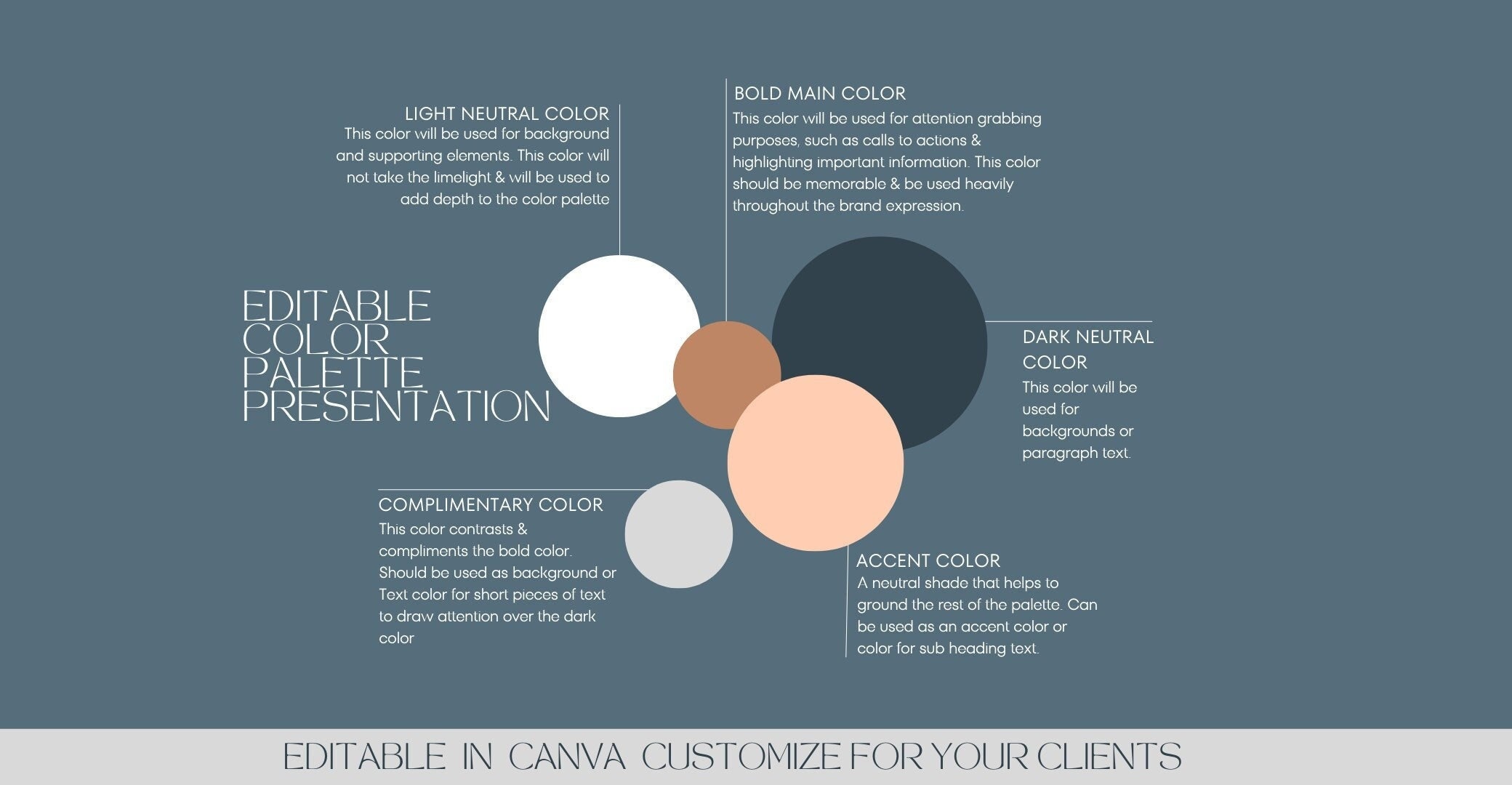 Brand Color Palette Presentation Customizable Color Palette Canva Color ...
