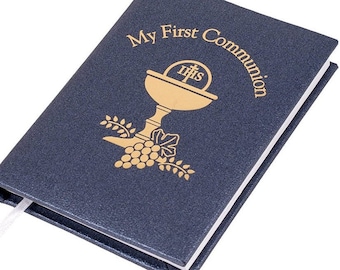 Boy My First Holy Communion Gift Set Rosary Beads Prayer Book - Etsy