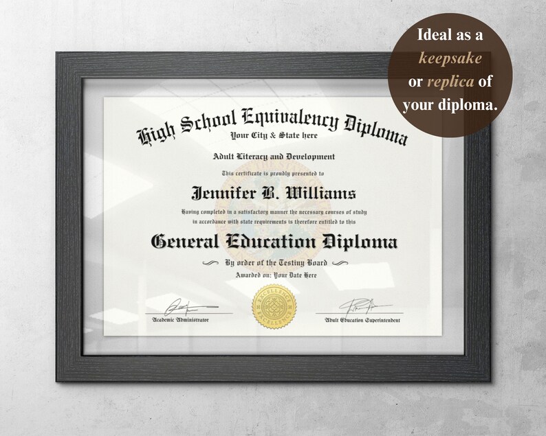 PREMIUM Custom High School Diploma Printable Template Editable in Canva ...