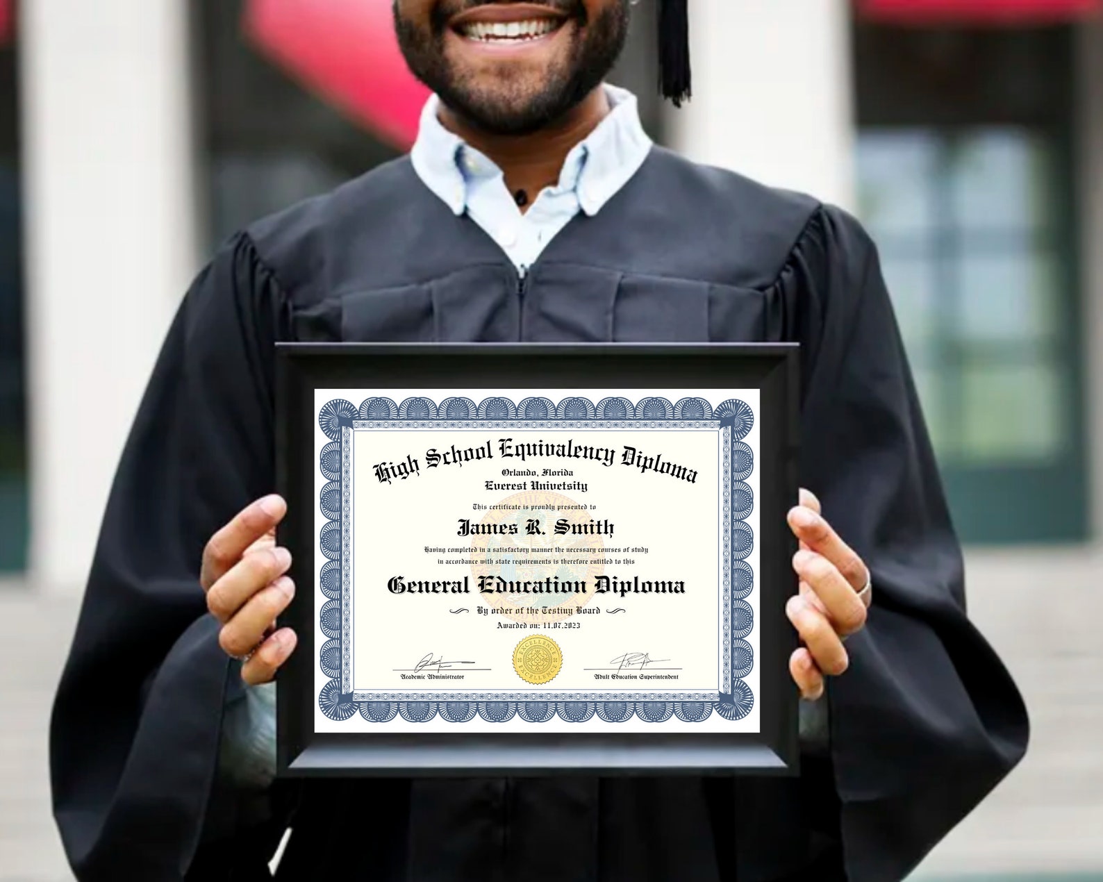 High School Graduation Certificate Online Editable Custom Diploma ...