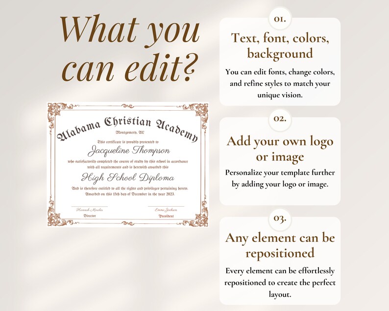 Examples Of Christian College Diplomas Free Christian University ...