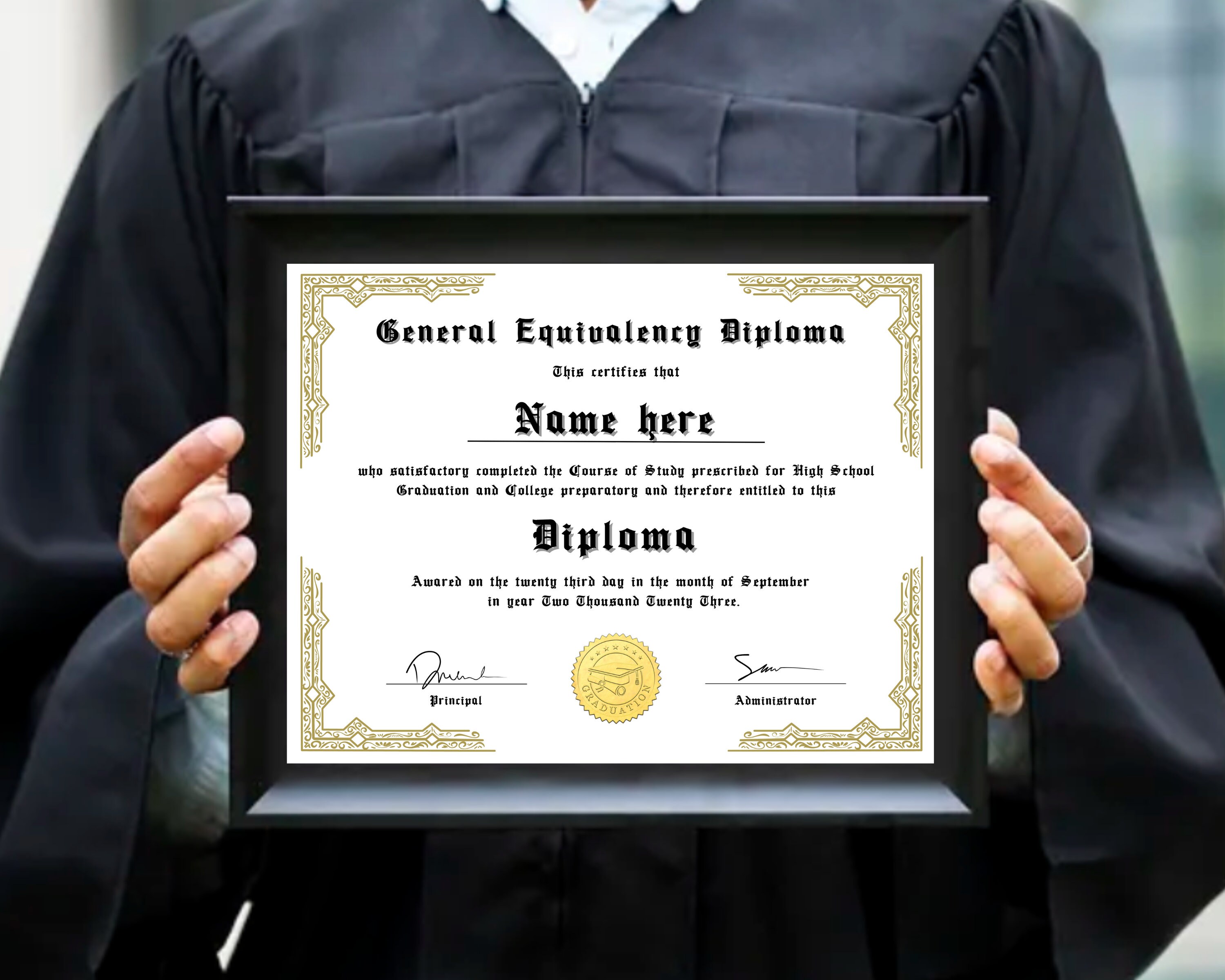 Editable High School Diploma, Printable Diploma Template, Homeschool ...