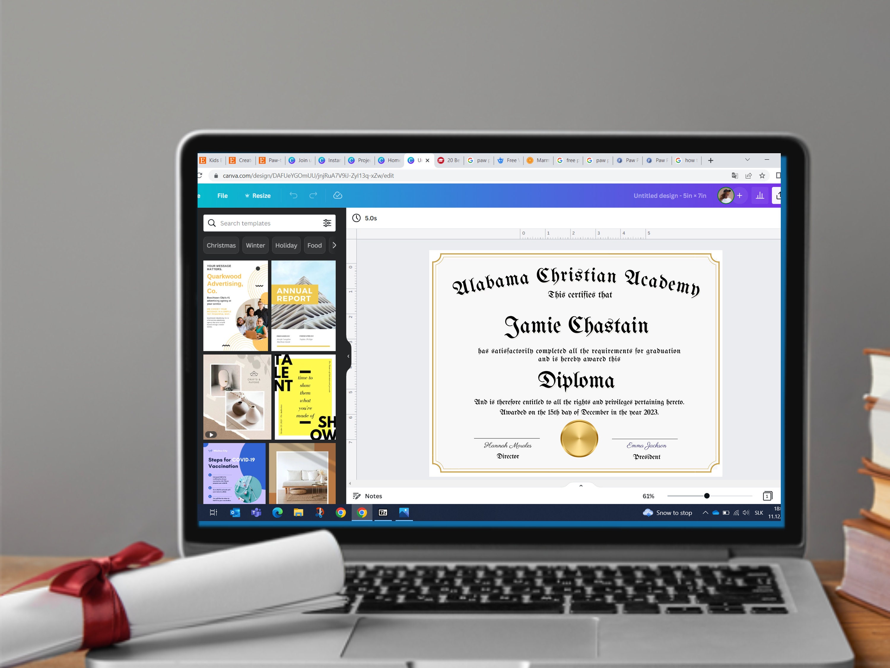 Editable Diploma Customized Diploma High School Diploma - Etsy