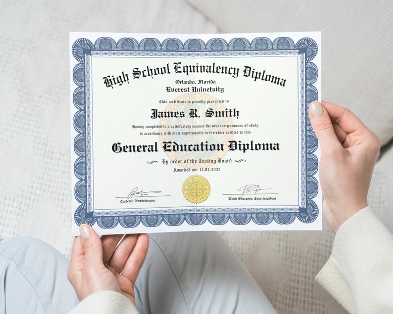 High School Graduation Certificate Online Editable Custom Diploma ...