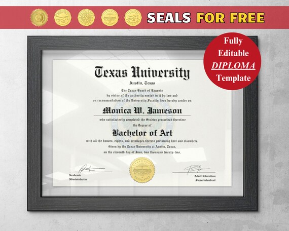 Online Printable Diplomas Free Custom Printable Diploma Certificate