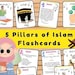 Five Pillars of Islam Flashcards: Montessori & Preschool Educational ...