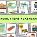 Back to School Vocabulary Flashcards -spy Classroom Objects /ESL ...