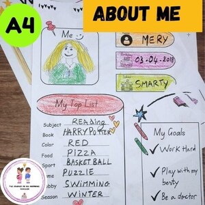 First Day of School All About Me Questionnaire /time Capsule Back to ...