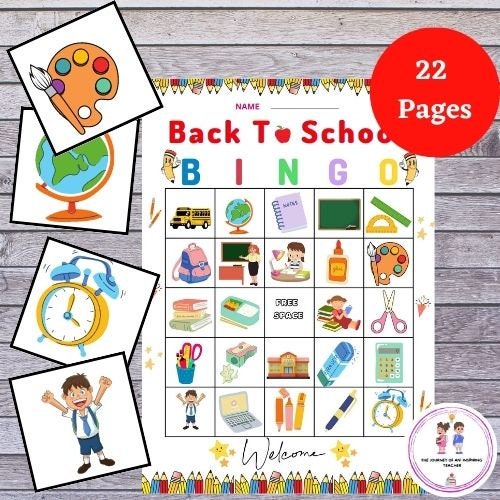First Day of School Icebreaker Kids Activity/back to School Bingo Game ...