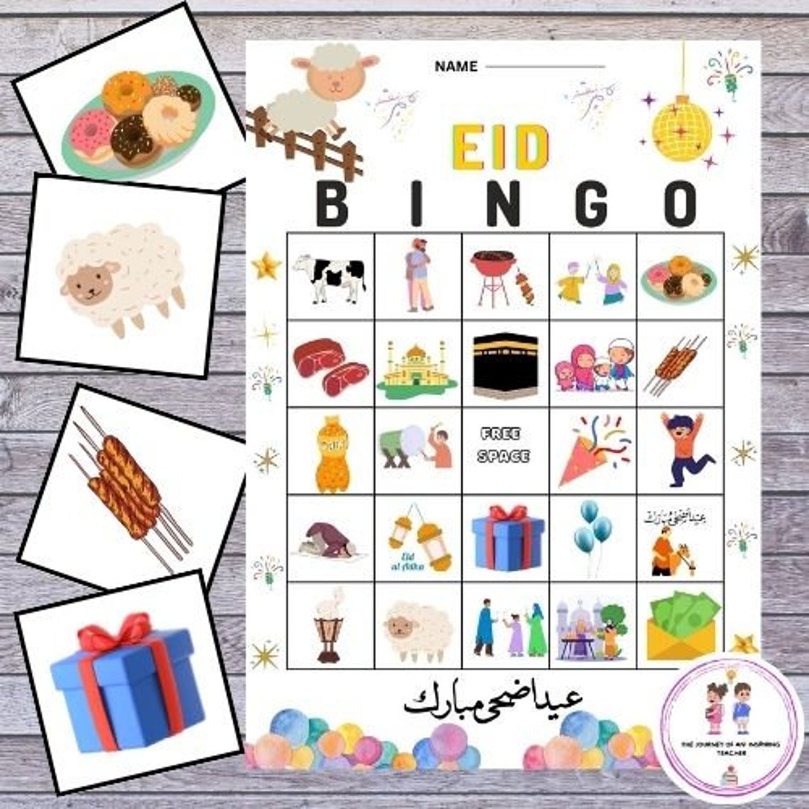 Eid Al-adha Bingo Game |eid Games | Bingo Boards | Printable Eid ...
