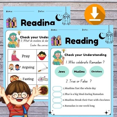 Ramadan Reading Comprehension /ramadan Informational Worksheet Islamic ...