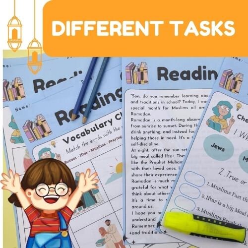 Ramadan Reading Comprehension /ramadan Informational Worksheet Islamic ...