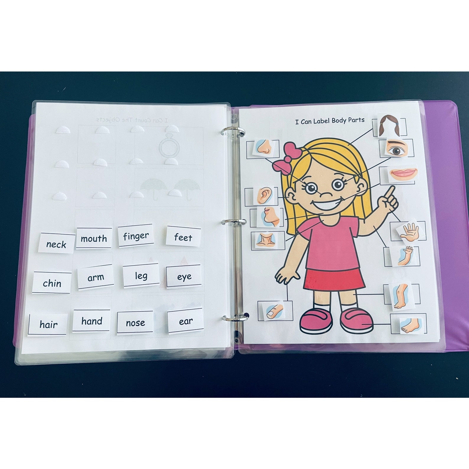 Body Labeling Activity Head Shoulders Knees and Toes Body Parts Toddler ...