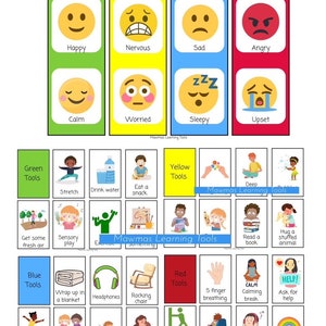 DIGITAL DOWNLOAD Self Regulation Kit Self Regulation Chart Instant ...