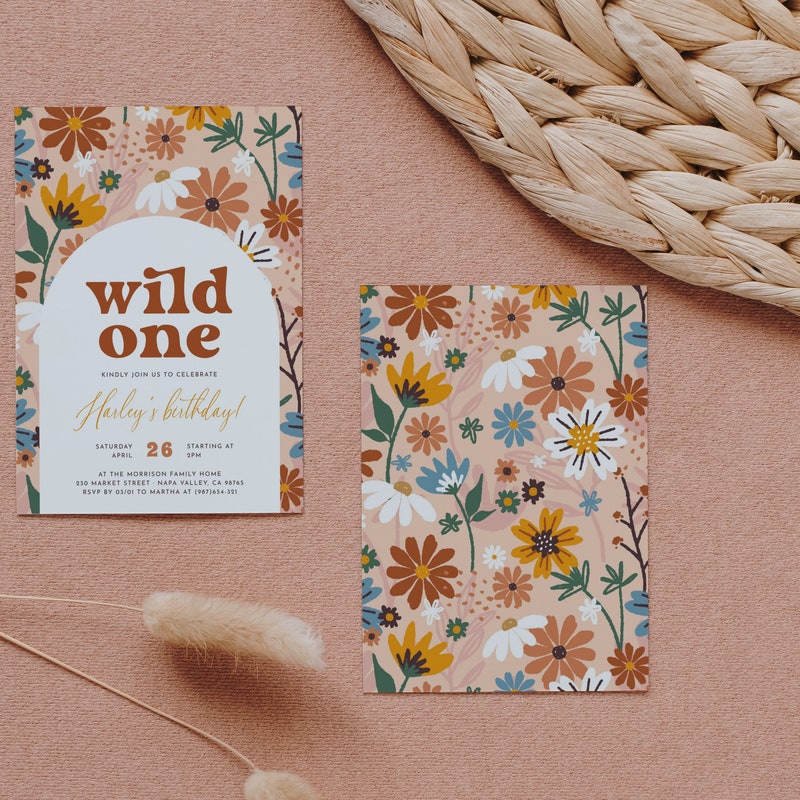 Wild One Printables - Etsy