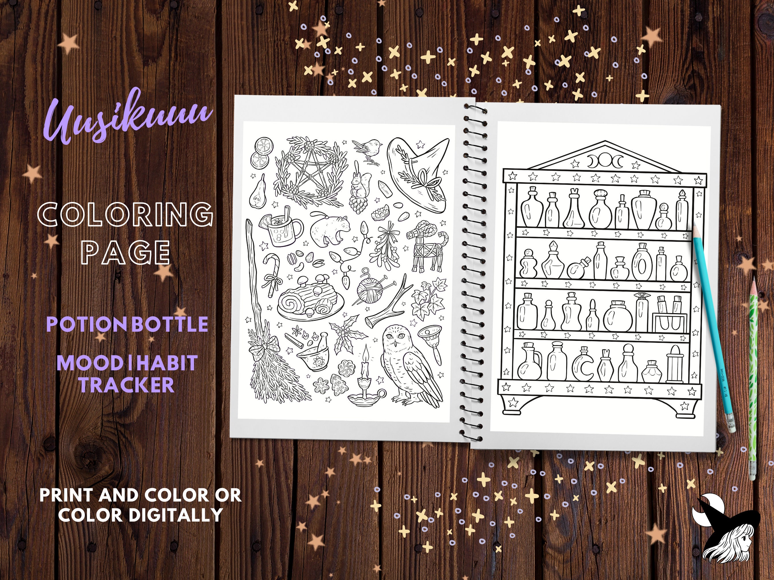 Potion Bottle Mood | Habit Tracker - Etsy