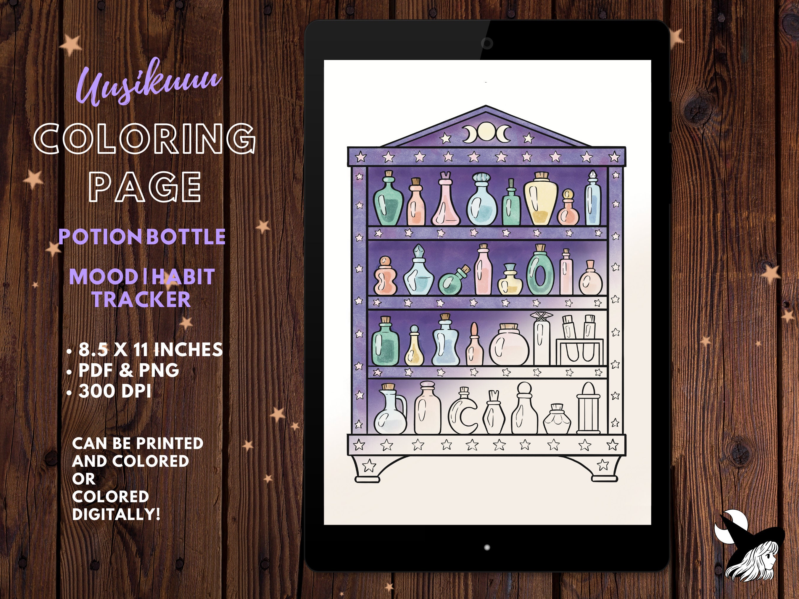 Potion Bottle Mood | Habit Tracker - Etsy