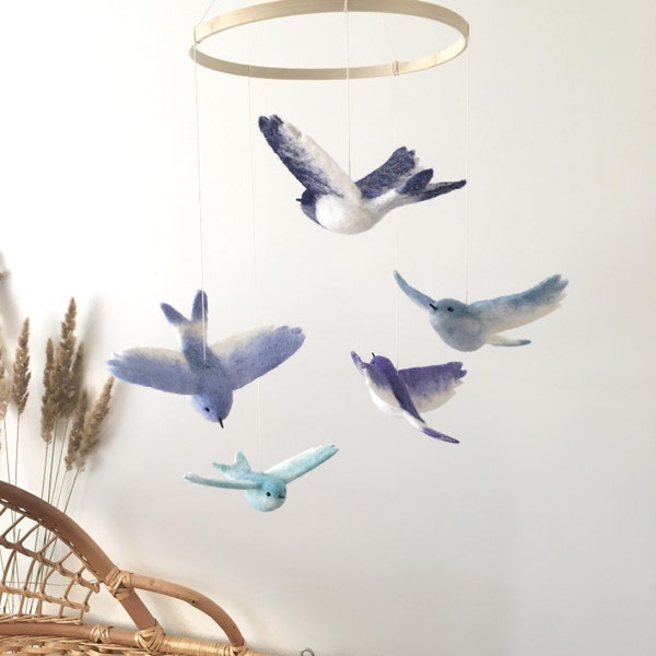 Flying Bird Mobile - Etsy
