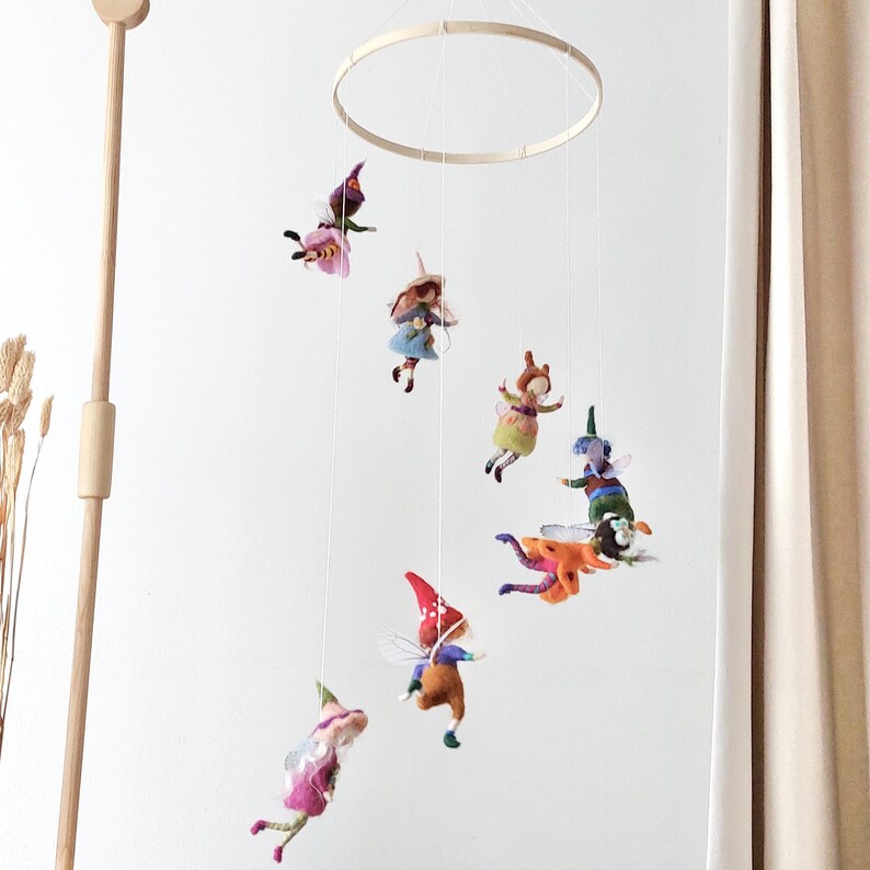 Fairies Baby Mobile Fairytale Mobile Fairies | Etsy