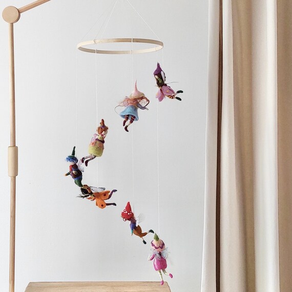 Fairies Baby Mobile Fairytale Mobile Fairies | Etsy