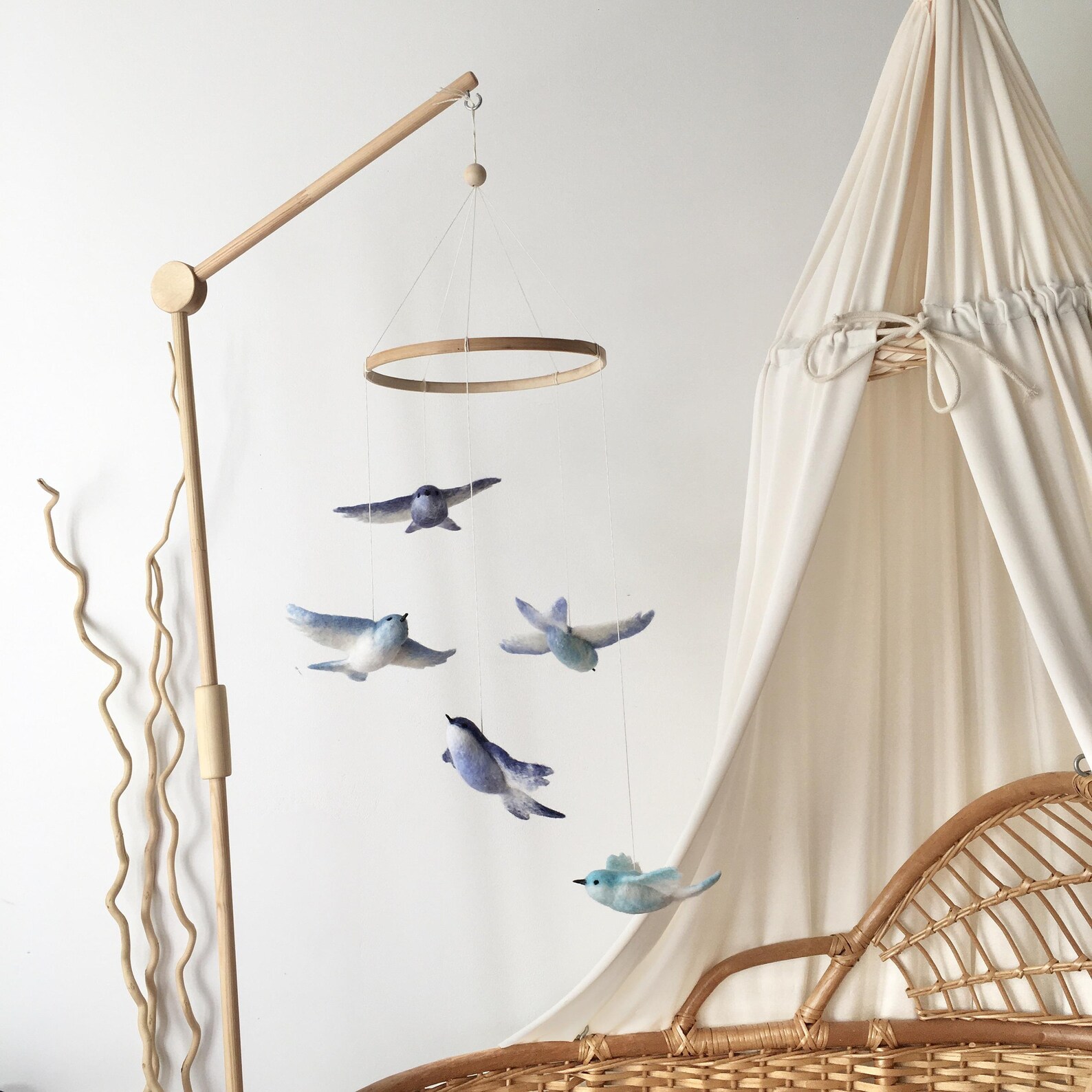 Flying Birds Mobiles Baby Mobile Boy Gift Birds Baby Mobile | Etsy