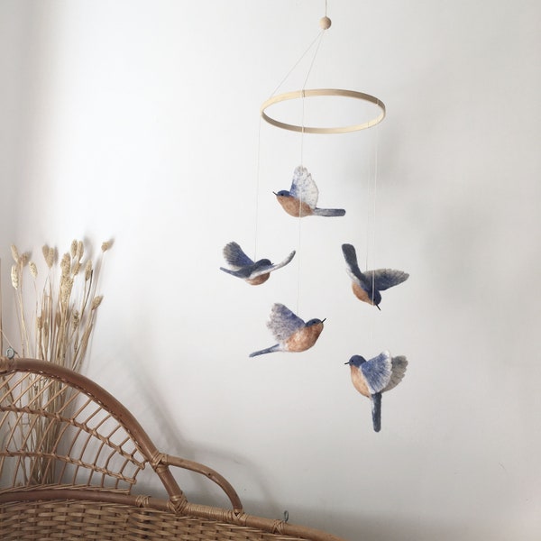 Flying Bird Mobile - Etsy