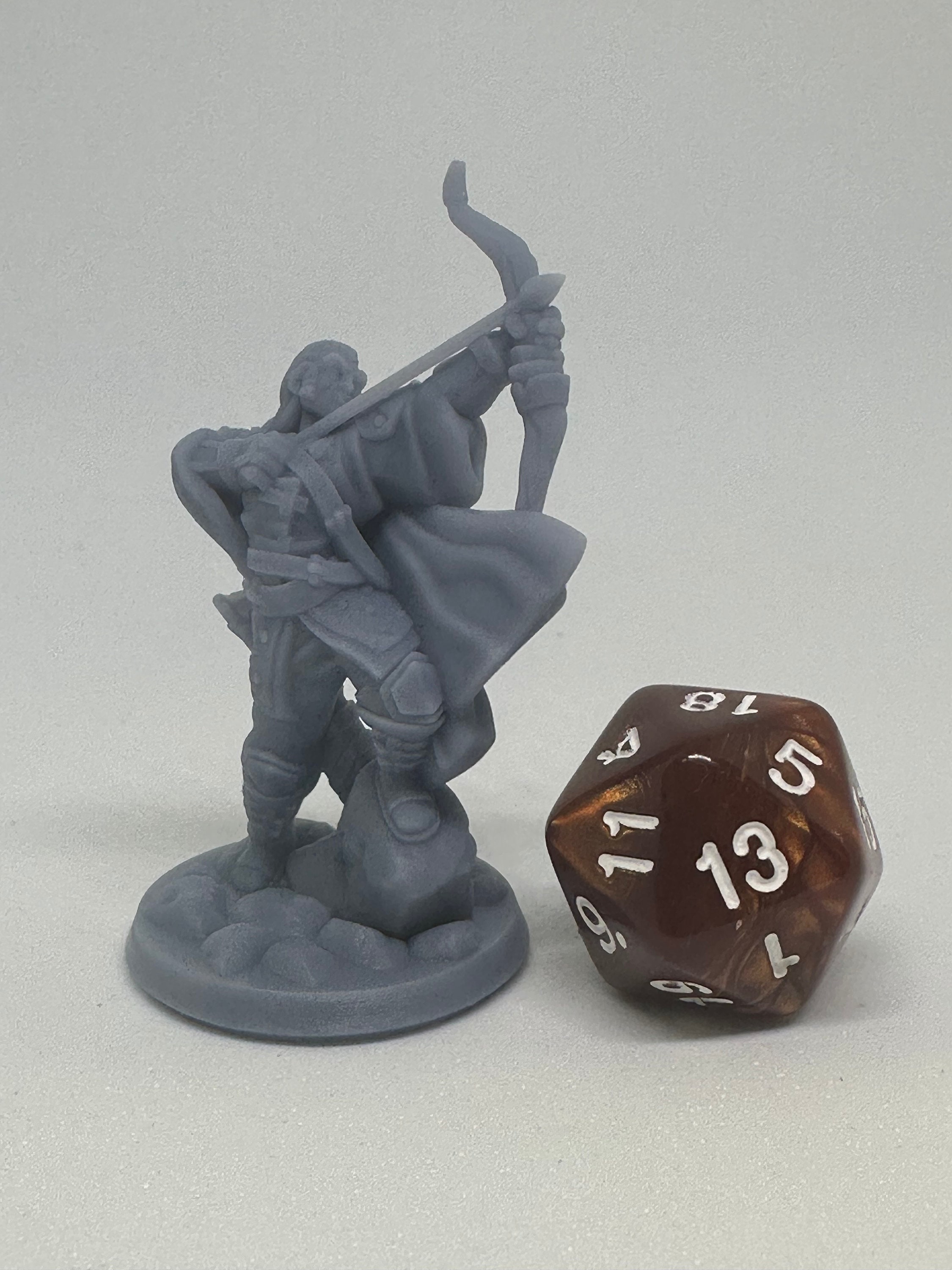 Ranger Male Miniature 01, Tabletop RPG Ranger, Dnd, Pathfinder ...