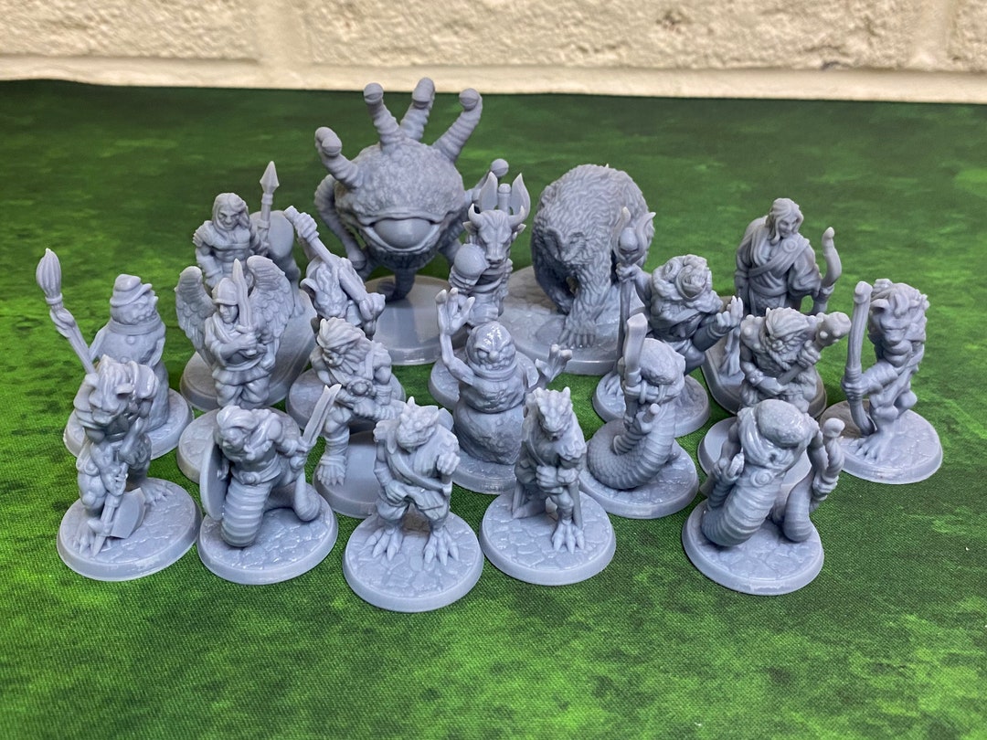 Bulk Set of 19 Monsters and Creatures Miniatures Fantasy - Etsy