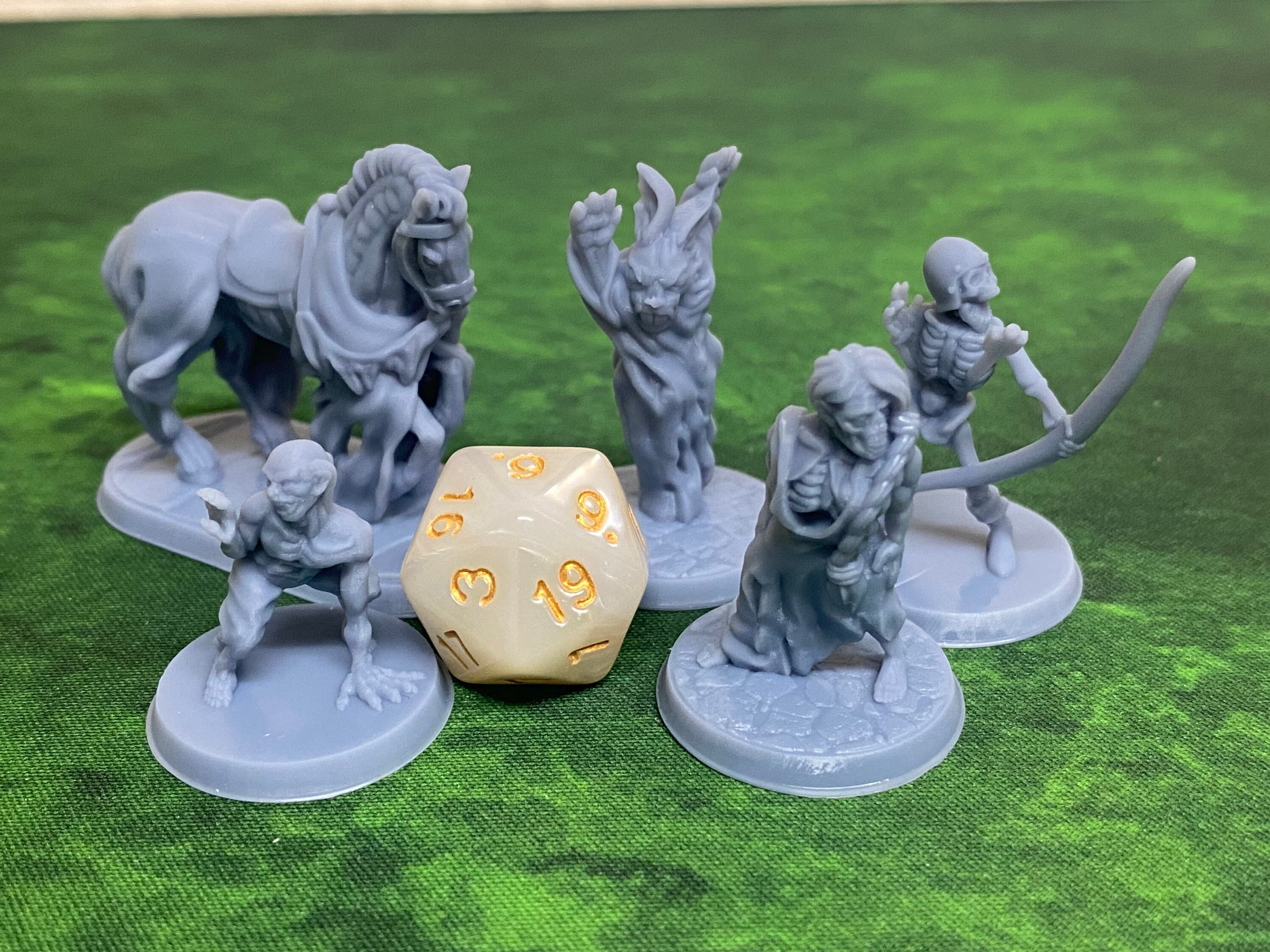 Bulk Set of 31 Undead Miniatures Fantasy Tabletop RPG - Etsy