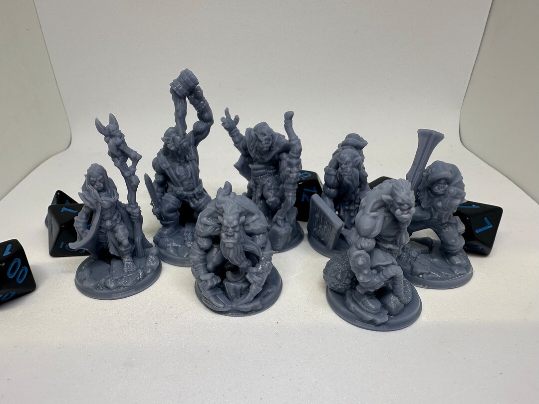 28pc Orc Miniature Set, Dungeons and Dragons, D&D Orcs, TTRPG, High ...