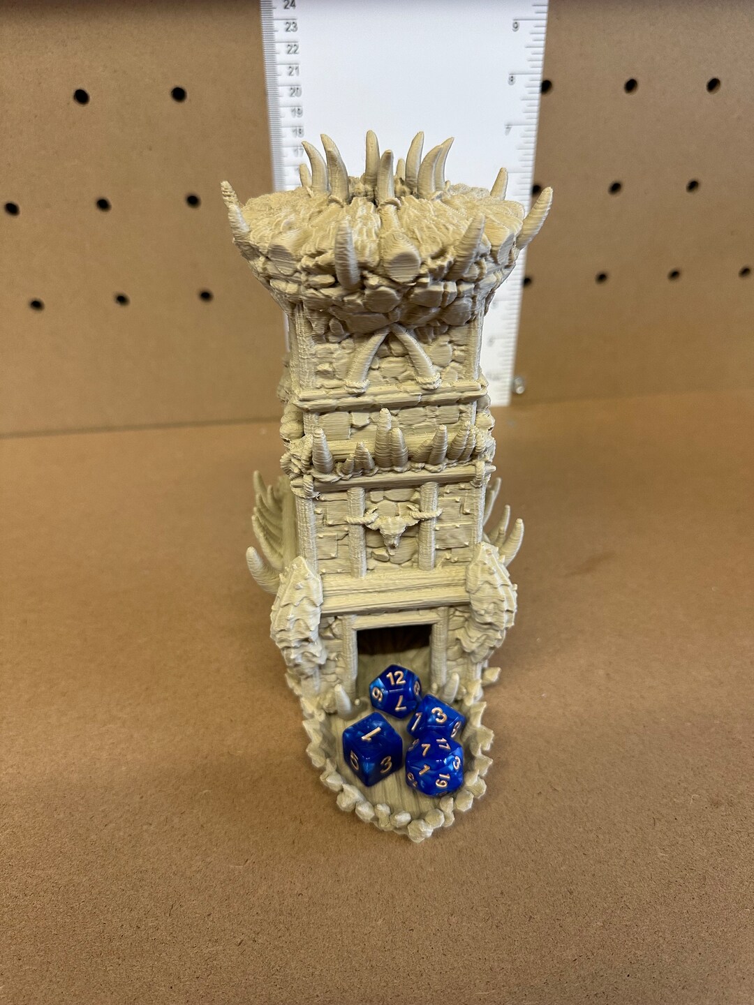 Orc Dice Tower Free Dice Set 3D Printed Tabletop Gaming - Etsy UK