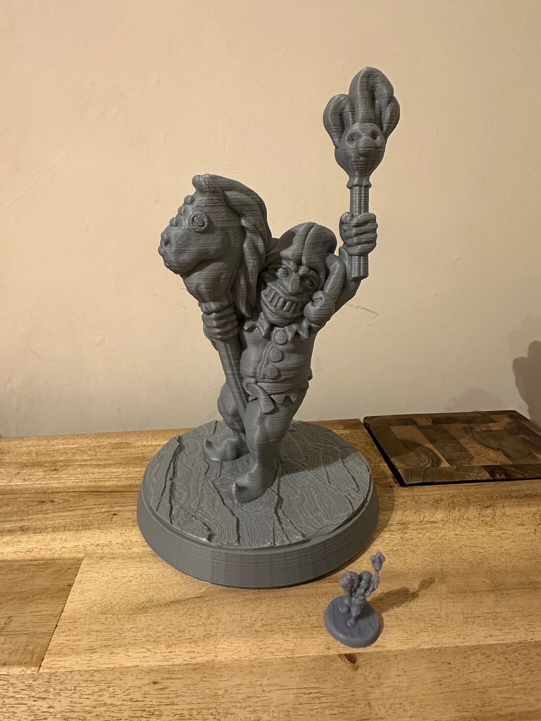 Oversized Miniature Goblin Jester Resin Miniature, D&D Fantasy Tabletop ...