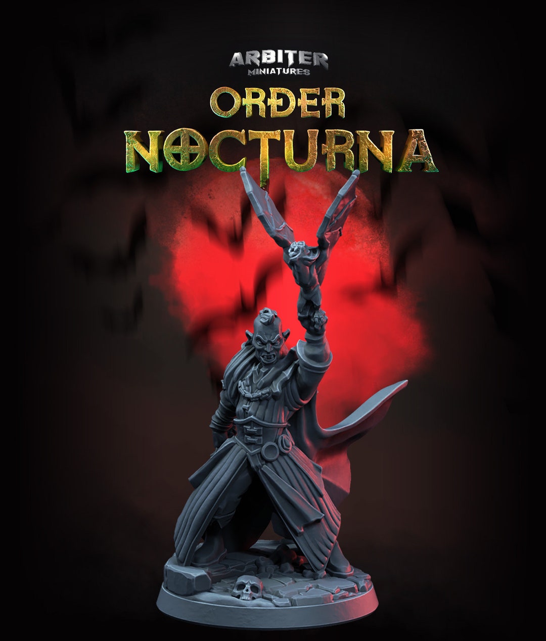 Male Vampire Miniature, Dungeons and Dragons, Dnd Miniature, D&D Gift ...