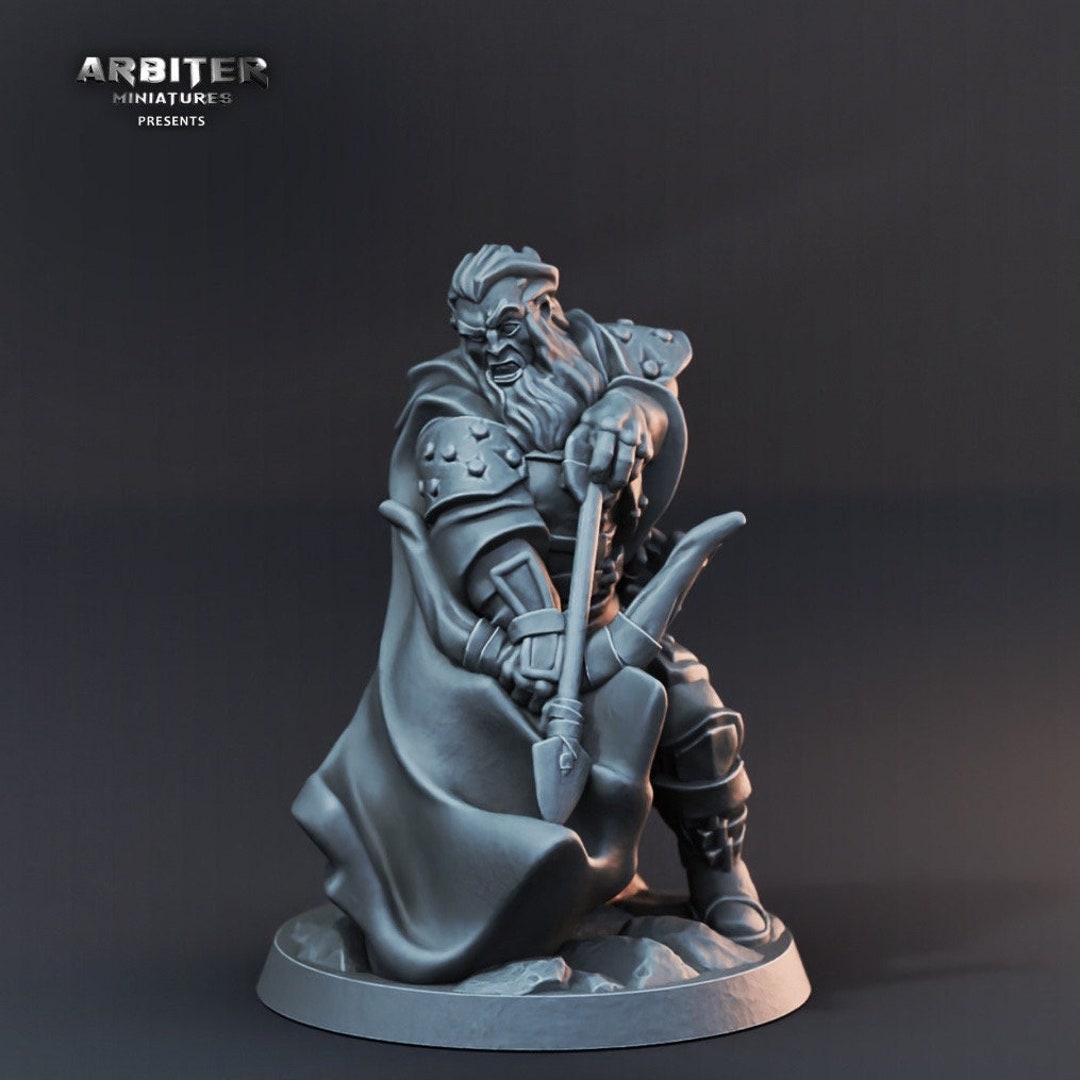 Ranger Male Miniature 03, Tabletop RPG Ranger, Dnd, Pathfinder ...