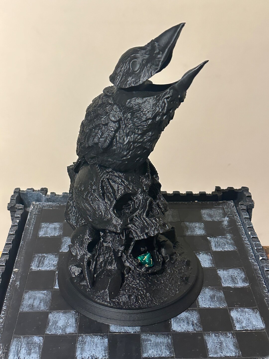 Ravens Feast Dice Tower Free Dice Set 3D Printed Tabletop - Etsy UK