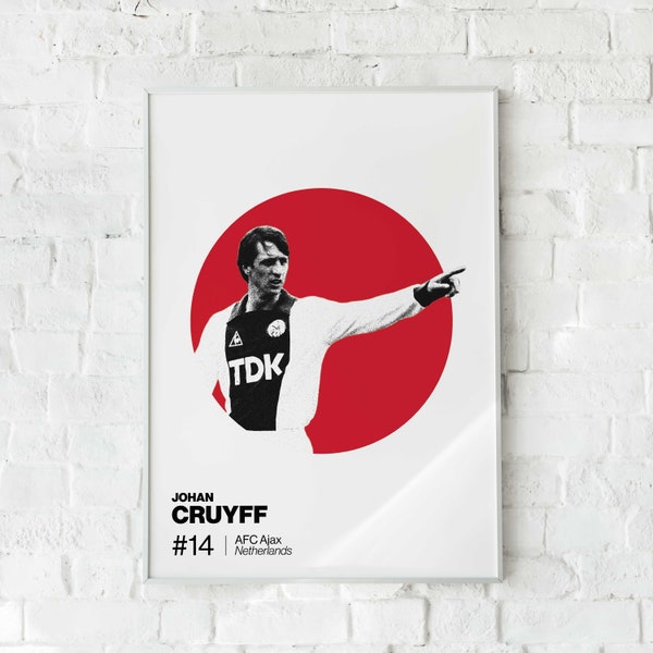 Johan Cruyff Poster - Etsy