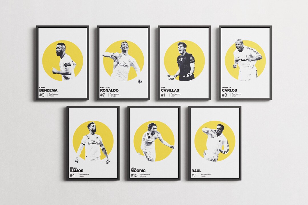 Real Madrid Printable Poster: Soccer Art for World Cup Fans - Etsy