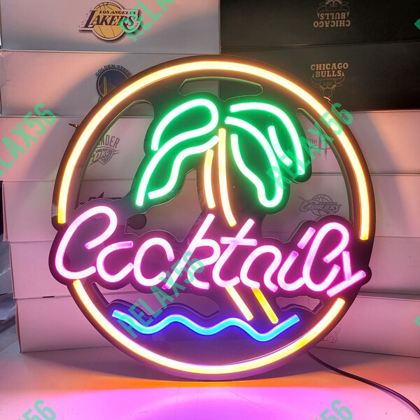 Real Glass Neon Sign - Etsy