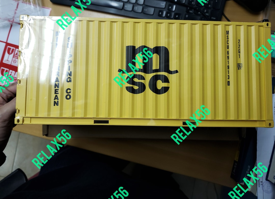 Msc MEDITERRANEAN SHIPPING CO. 1:20 Sea Transport Cargo Shipping ...