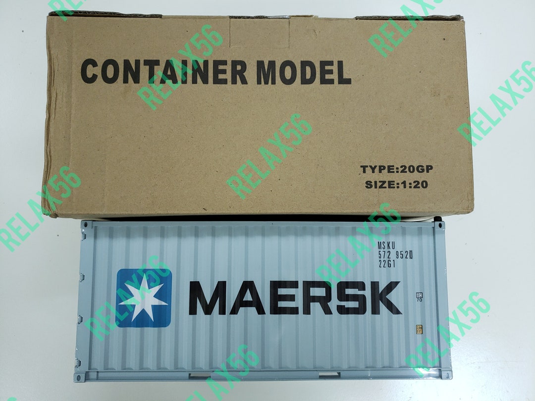 Maersk 1:20 20ft Shipping Container Model New Box - Etsy Australia