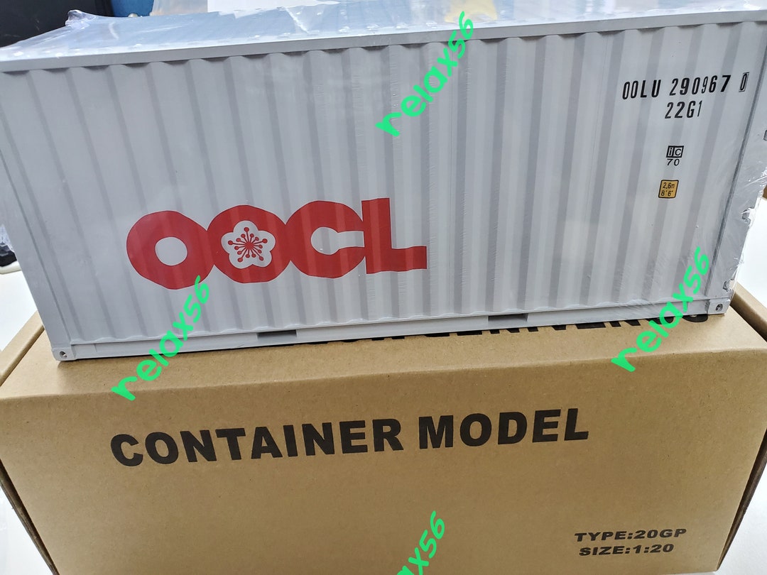 OOCL 1:20 Sea Transport Cargo Shipping Container Model - Etsy