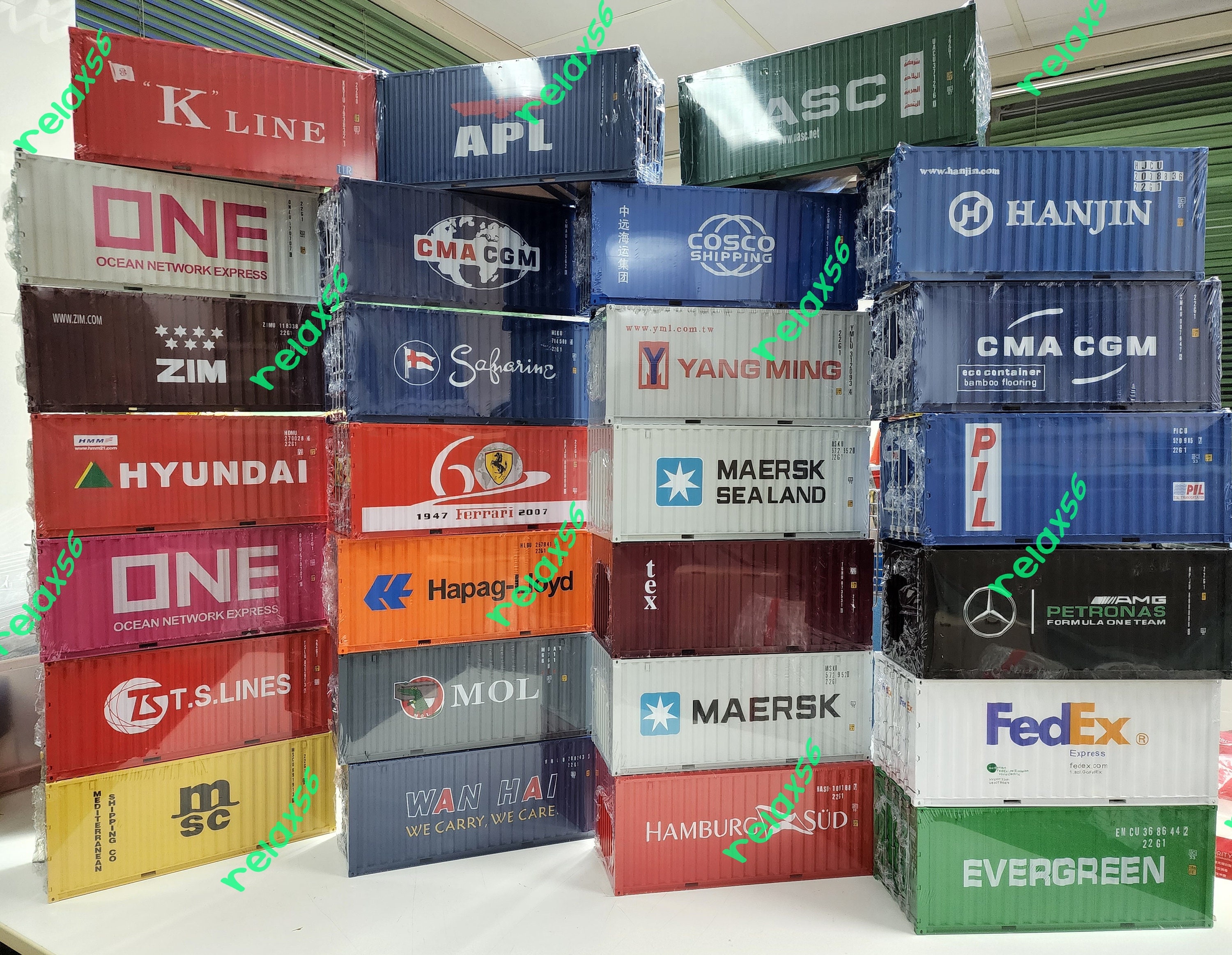 Msc MEDITERRANEAN SHIPPING CO. 1:20 Sea Transport Cargo Shipping ...